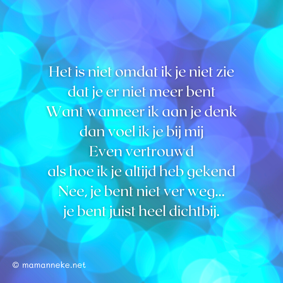 Altijd dichtbij – Mamanneke